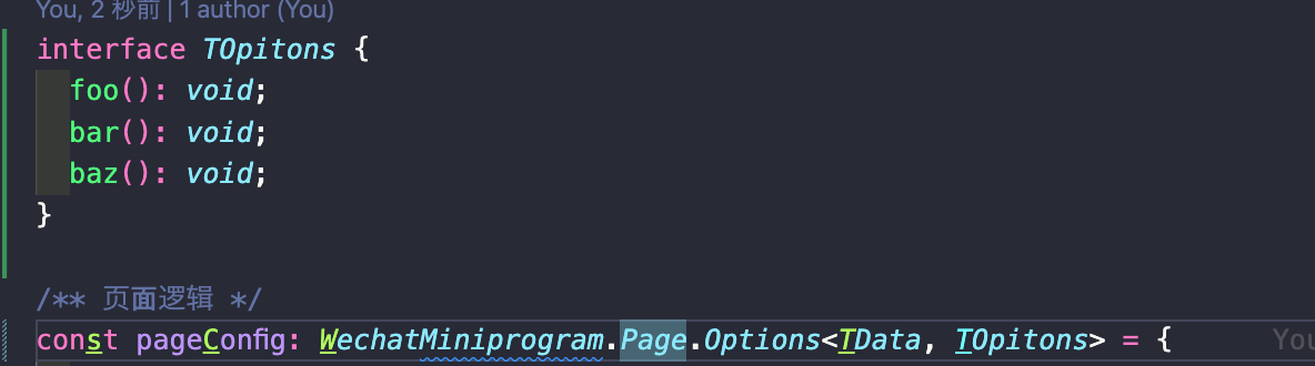 page泛型写了DataOption不应该强制传CustomOption · Issue #261 · wechat-miniprogram/api-typings · GitHub