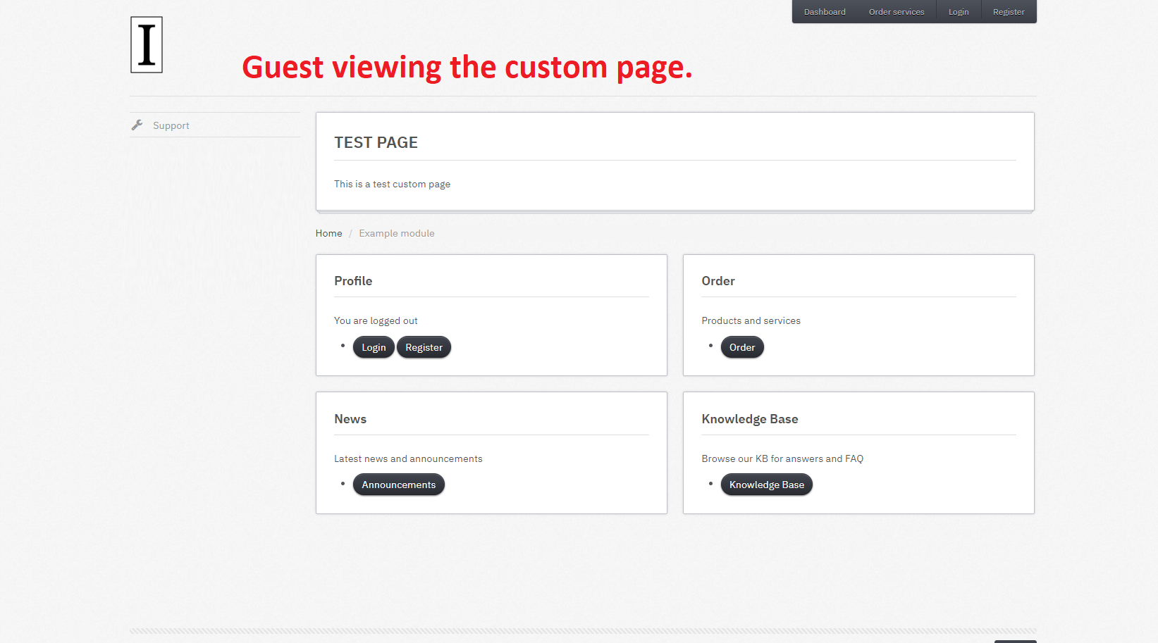 [Bug] Theme huraga, guest index page is keeping its windows on custom pages (module) · Issue ...