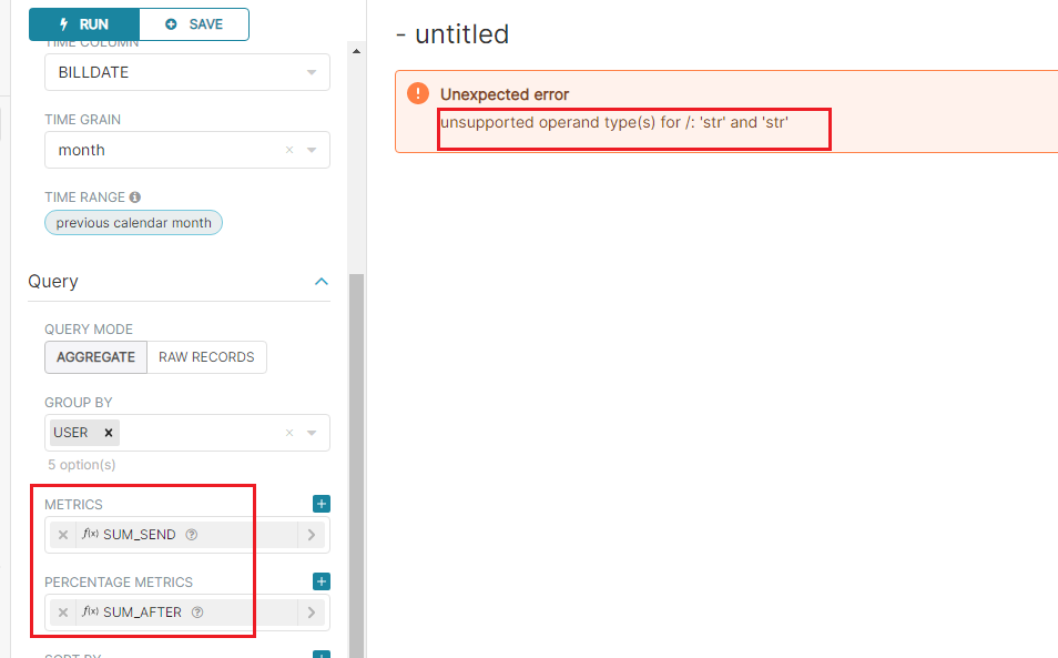 [Table Viz] "unsupported operant type errors" in percentage metrics · Issue #15441 · apache ...