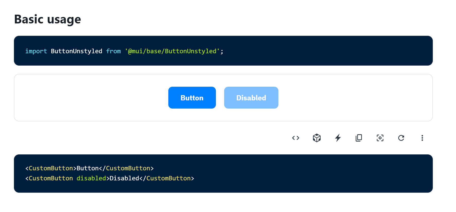 [RFC][docs] Show specific code in the preview section of the demos ...