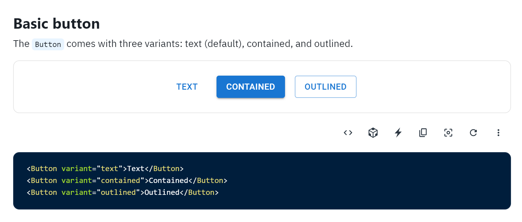 [RFC][docs] Show specific code in the preview section of the demos · Issue #31390 · mui/material ...
