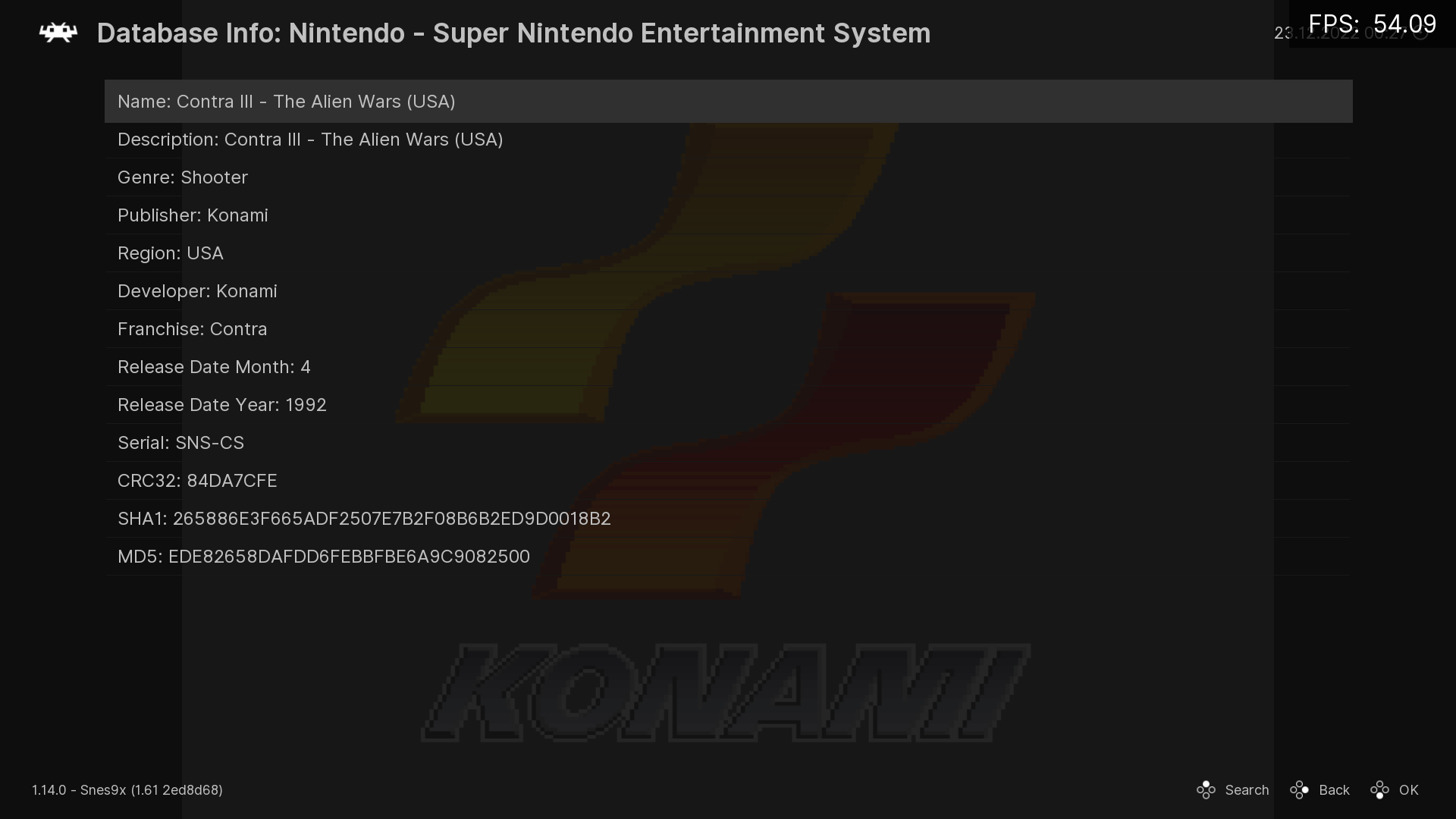 [Feature Request] Rom Checksums in "Information" tab for a given game · Issue #14751 · libretro ...