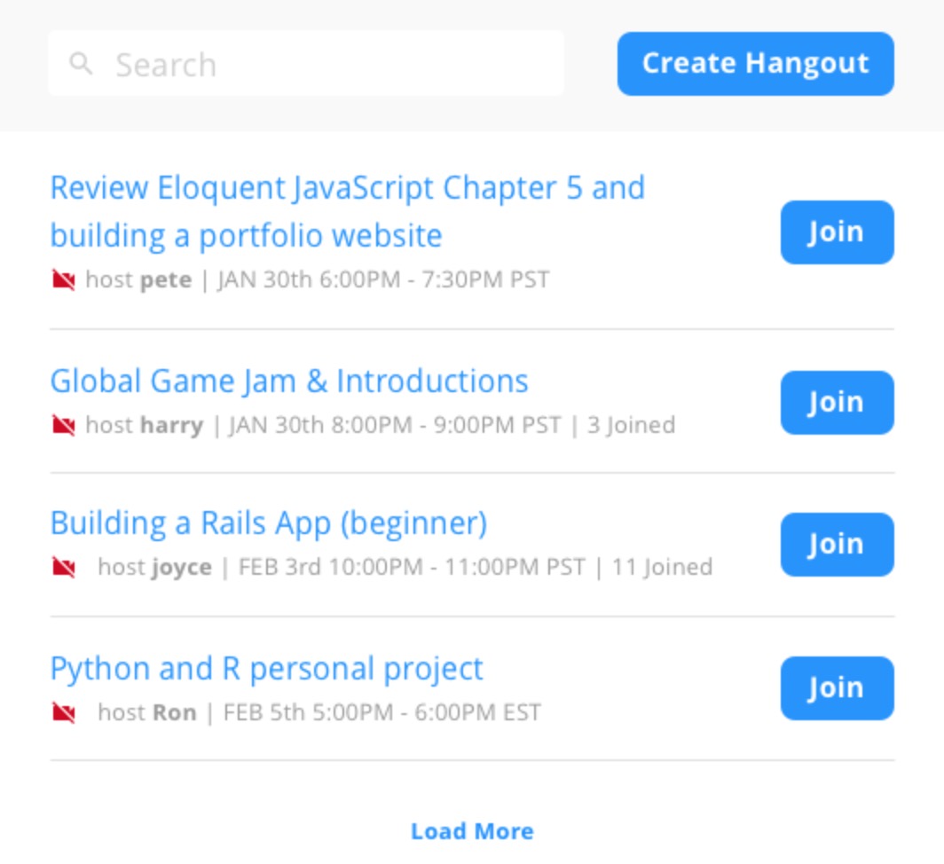 Design/UI feedback: can we improve the display of events? · Issue #696 · codebuddies/codebuddies ...
