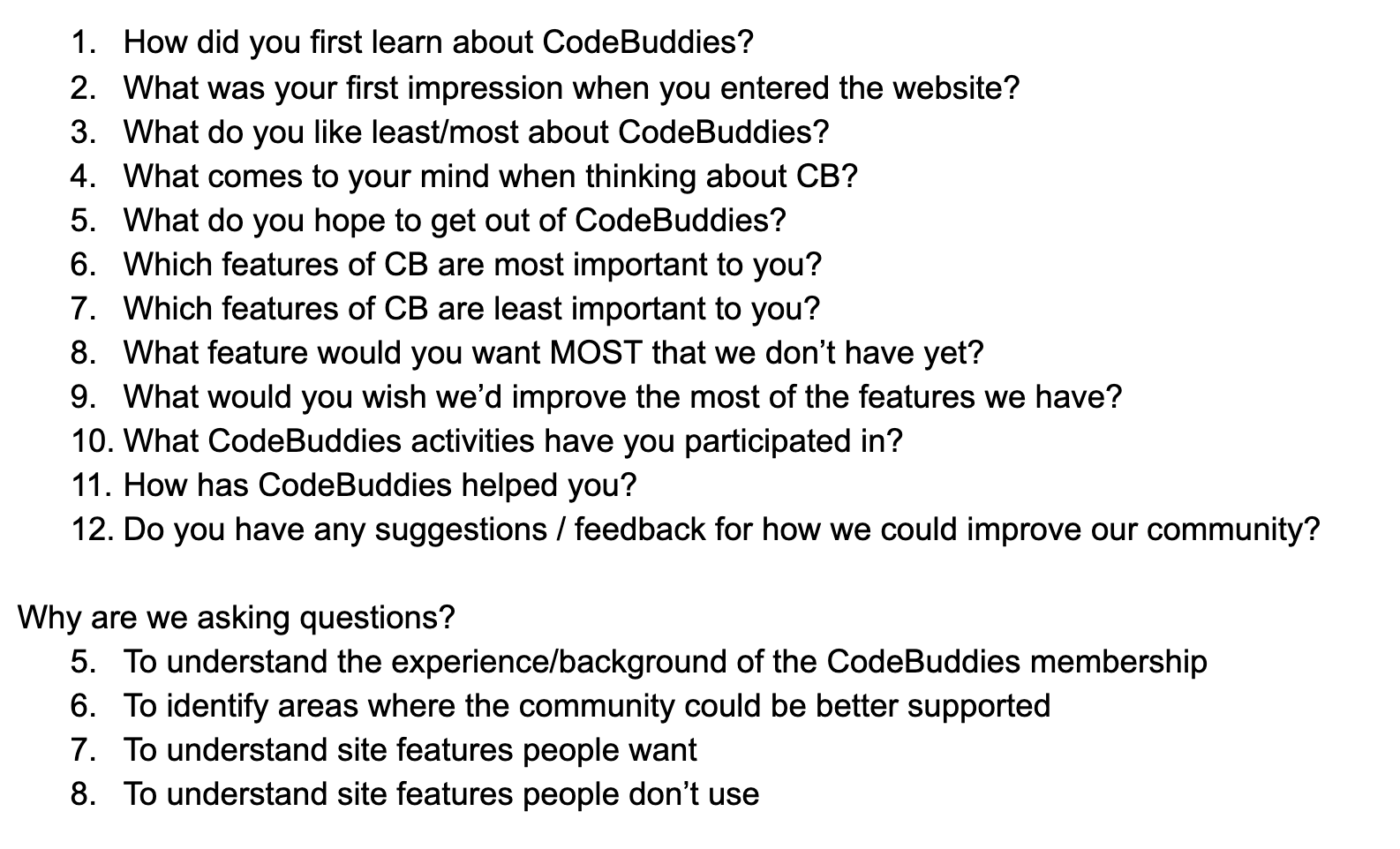 Discussion: CodeBuddies v3 Future Projects · Issue #1136 · codebuddies/codebuddies · GitHub