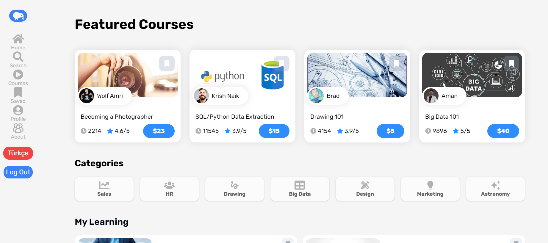 GitHub - 202303-PRM-TR-FEW/Learnification: LearnU is a platform for learning and teaching online