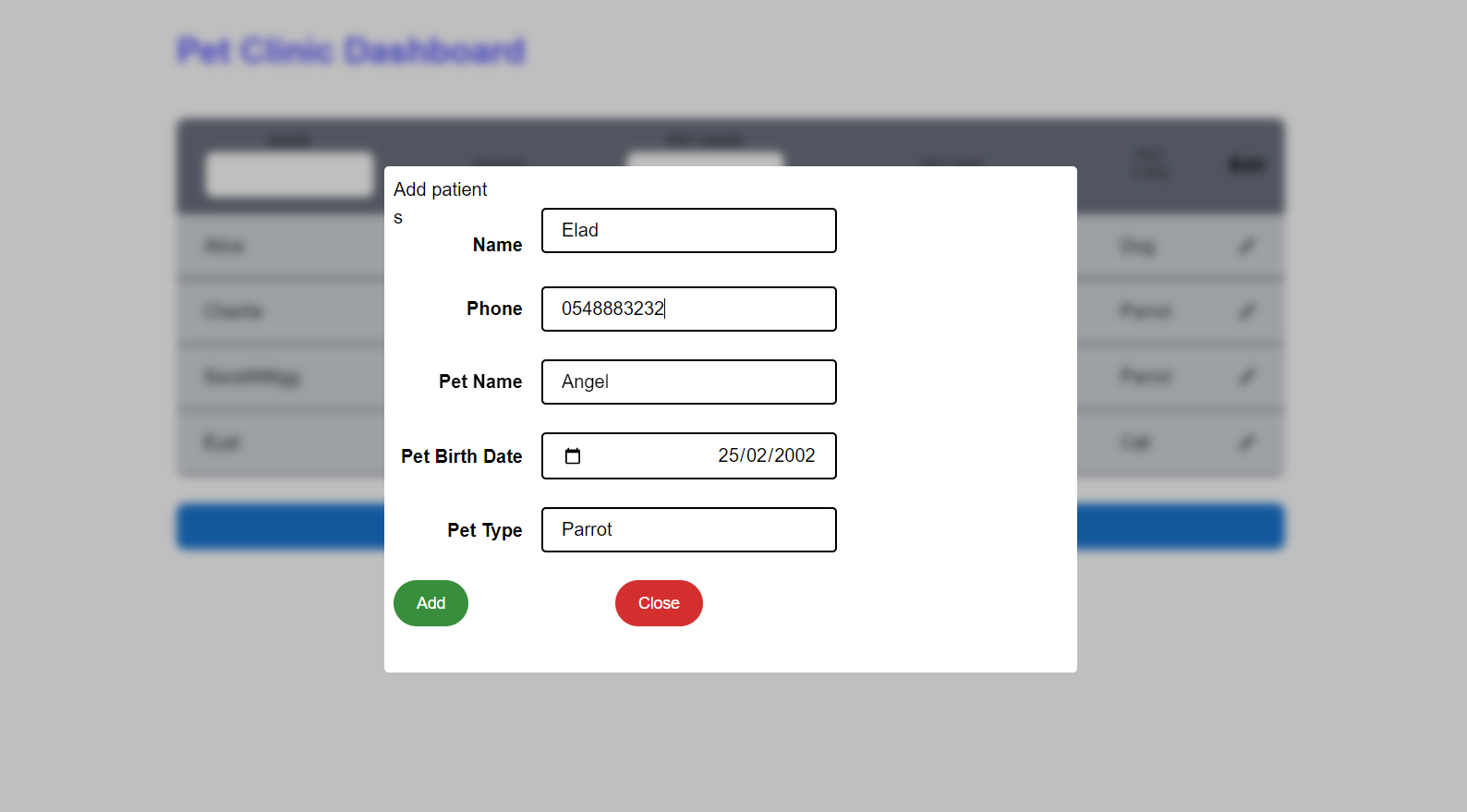 GitHub - Eliorbasli/Pet-clinic-app: pet clinic app using next.js mongodb