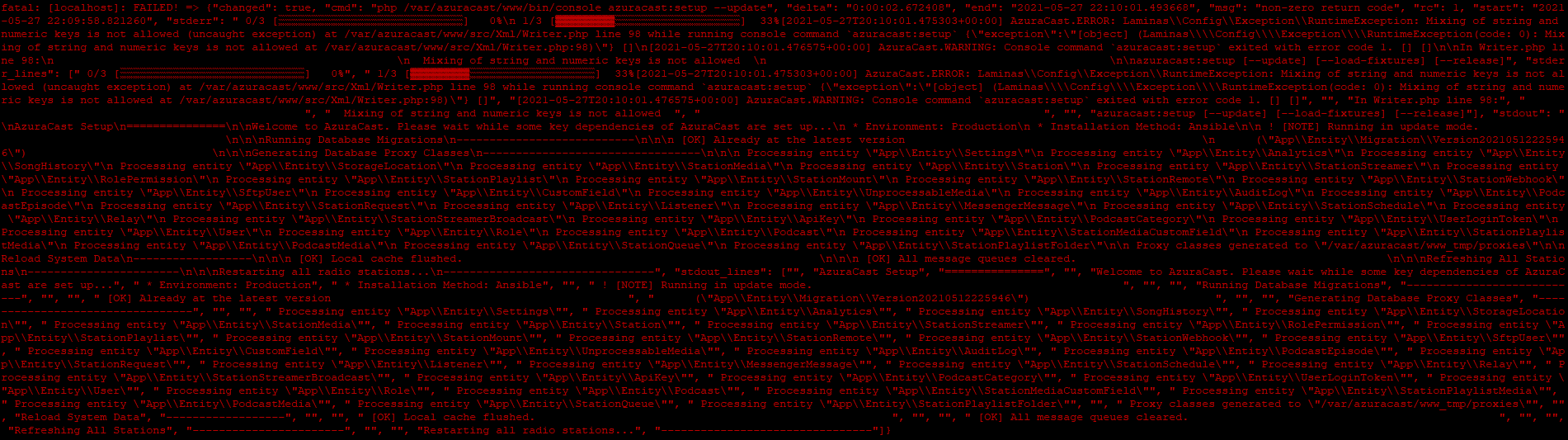 Custom IceCast alias via XML throwing Exception in XML\Writer · Issue ...