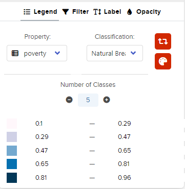 Vector layer interval legend intervals change everytime you switch ...