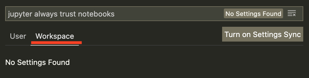 Add support for "Jupyter: Always Trust Notebooks" setting in Workspace ...