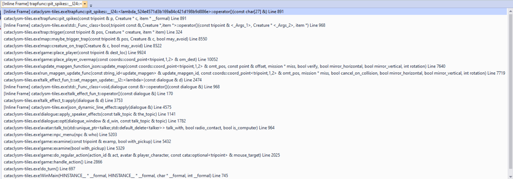 Un-explained shift during update map · Issue #55003 · CleverRaven/Cataclysm-DDA · GitHub