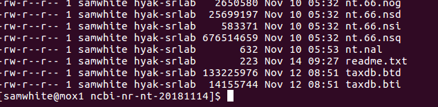 Add blast taxonomy database to mox · Issue #486 · RobertsLab/resources · GitHub