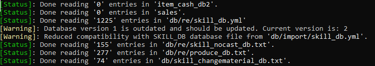 Database Version outdated · Issue #6340 · rathena/rathena · GitHub