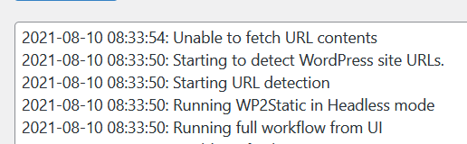 Issue: Export fails at "fetch URL contents" · Issue #798 · elementor/wp2static · GitHub