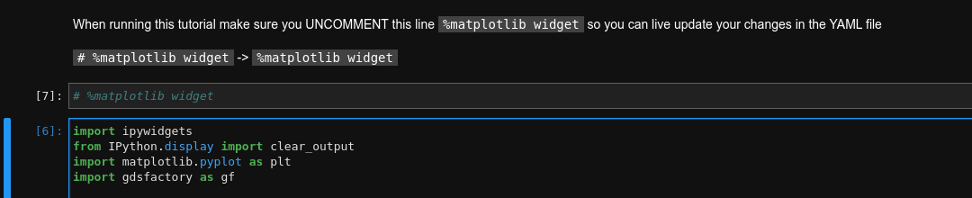 How can nbsphinx ignore the matplotlib widget magic? · Issue #335 · gdsfactory/gdsfactory · GitHub