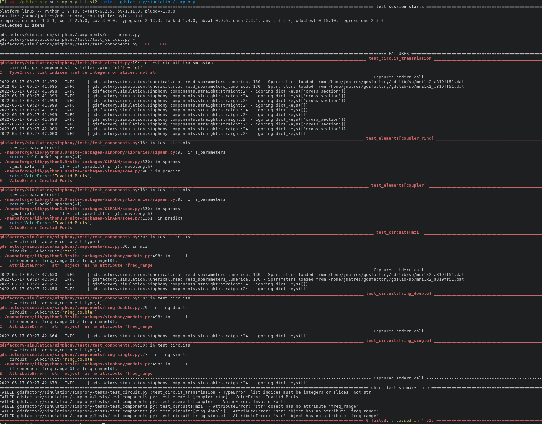 update to latest simphony · Issue #388 · gdsfactory/gdsfactory · GitHub
