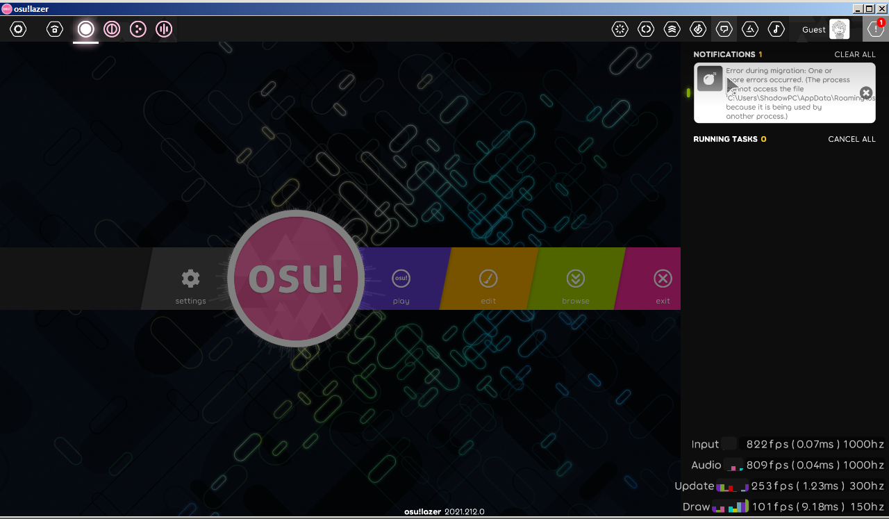 change directory issue · Issue #11773 · ppy/osu · GitHub