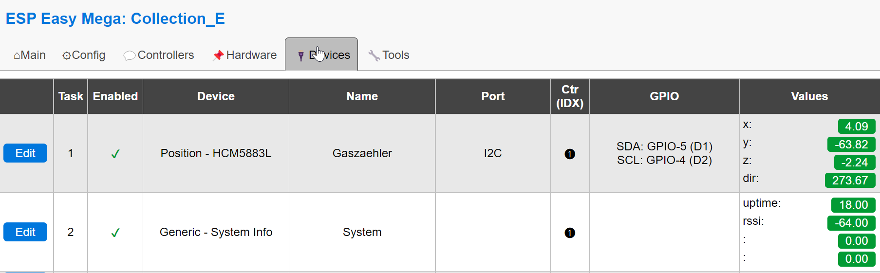 _P121_HMC5883L.ino doesn't send events · Issue #4375 · letscontrolit/ESPEasy · GitHub