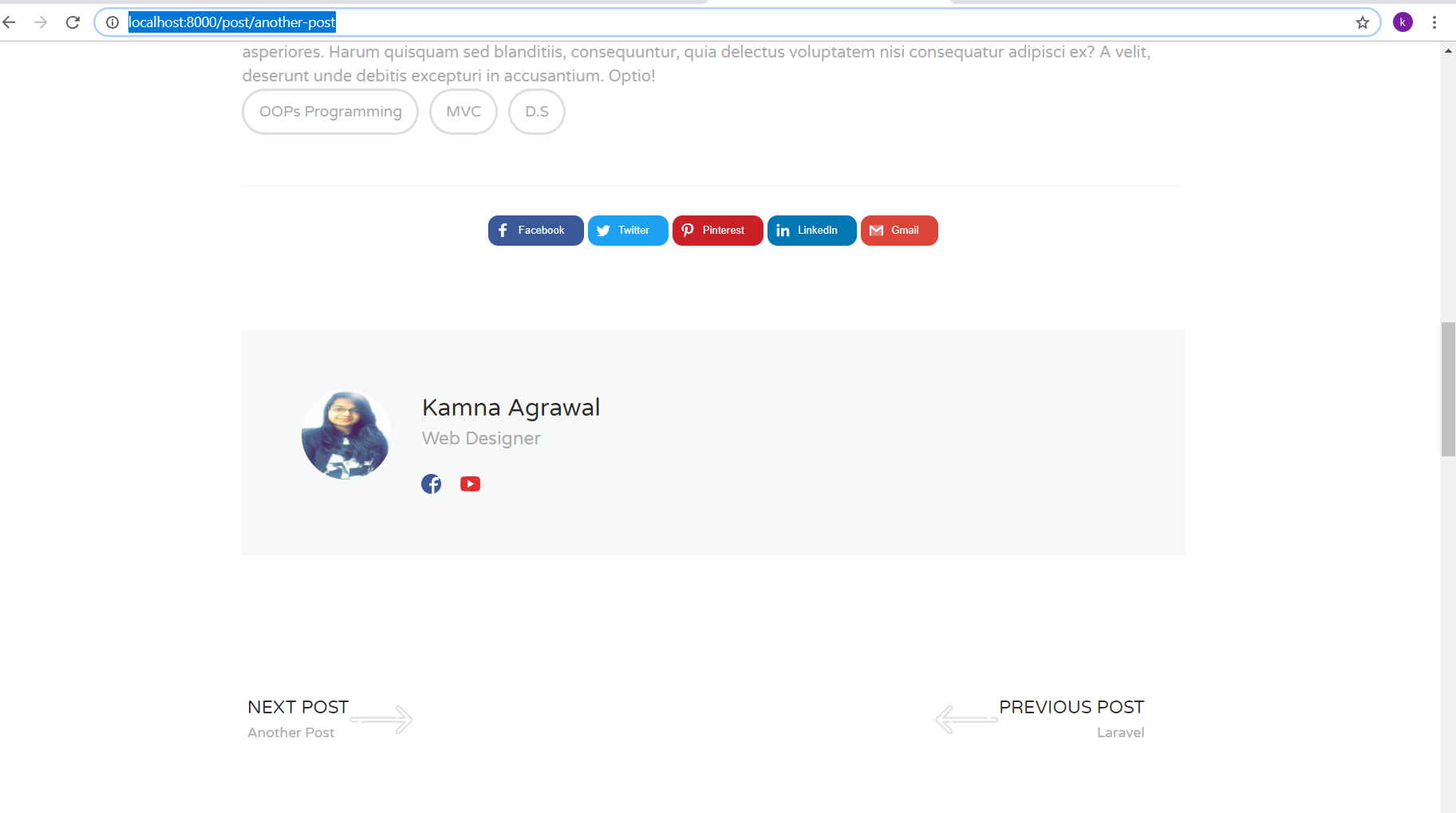GitHub - Kamna99/Laravel-Complete-Blog-Management-System: Complete Blog ...