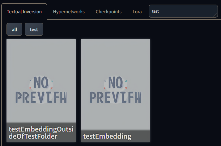 [Bug]: Extra Networks include files with the same name as the folder · Issue #7471 ...