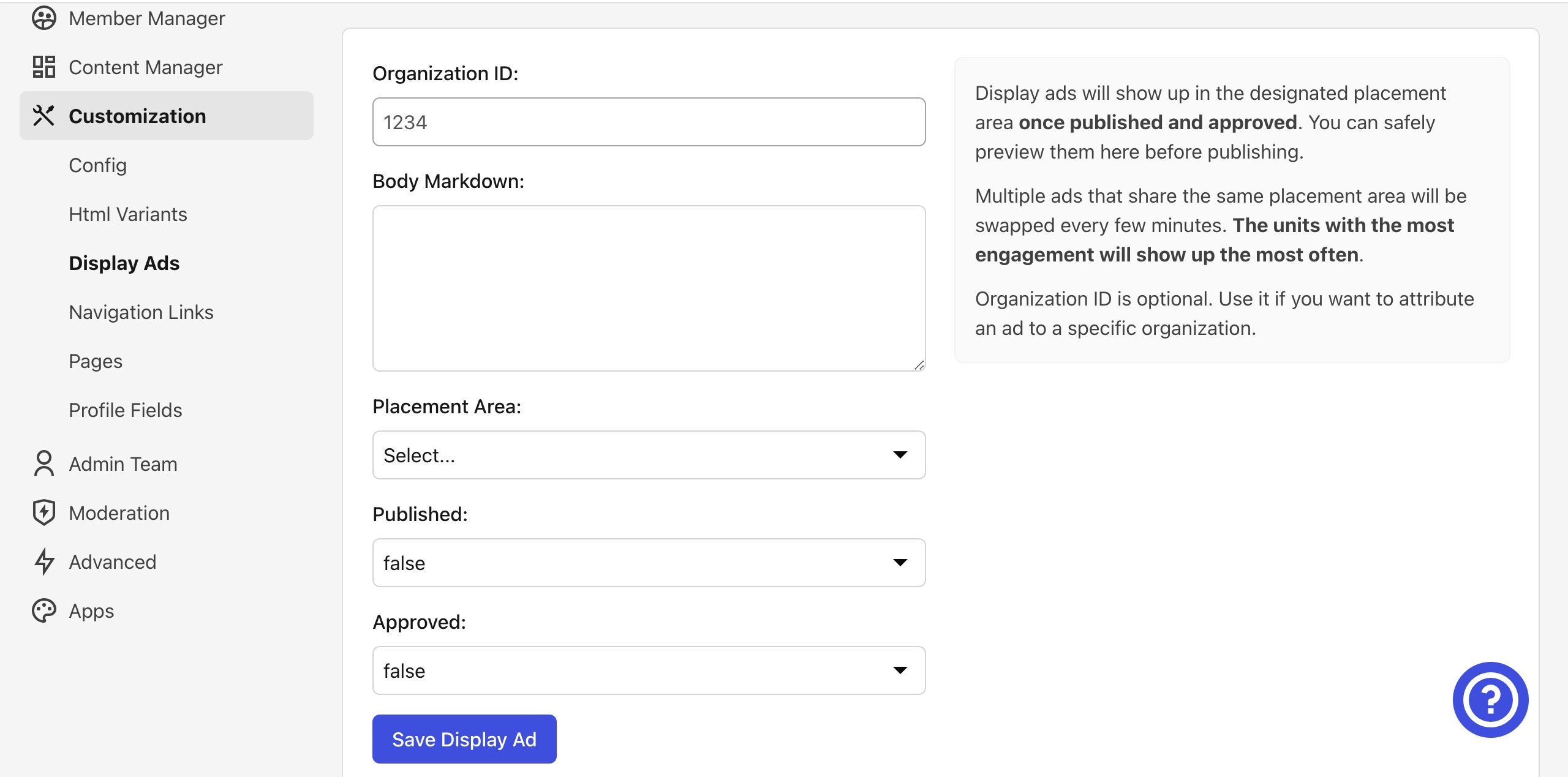 Can't able to create display ads · Issue #17770 · forem/forem · GitHub