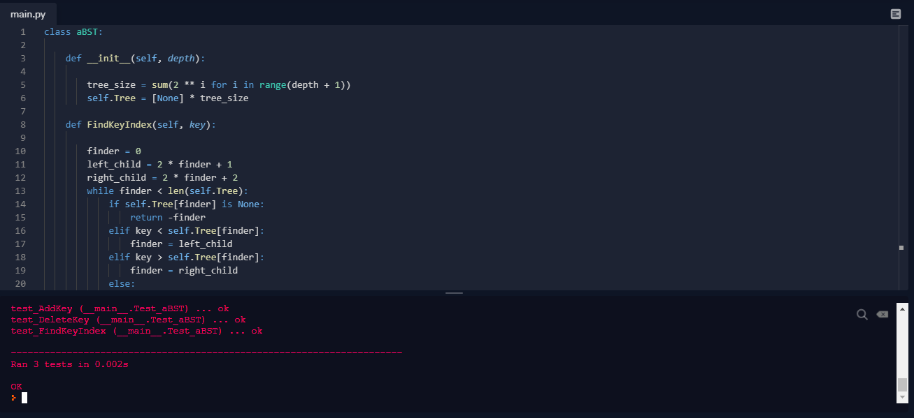 GitHub - Vladionair/Binary_search_tree_in_list