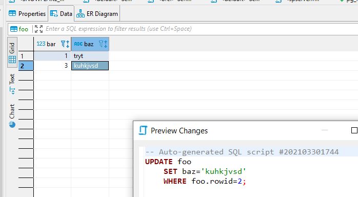 SQLite manually editing records could use the hidden rowid · Issue #10752 · dbeaver/dbeaver · GitHub