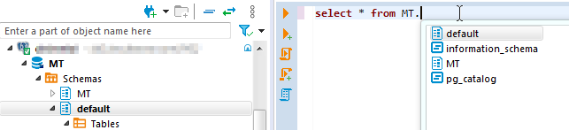 Autocompletion is not Proposing Table Names after "from " · Issue #7879 · dbeaver/dbeaver · GitHub