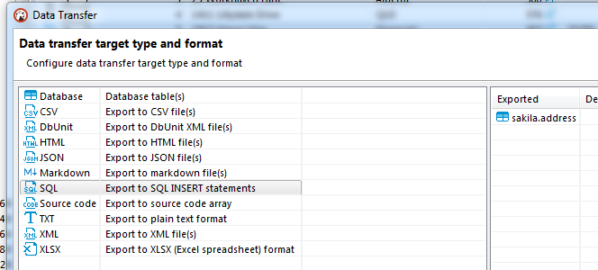 Export data in SQL format file split into files of max size · Issue ...