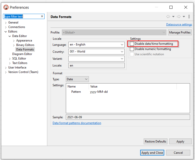 Can Not Edit Datetimetimestamp Column Value In Tables Data View When Connecting To Oracle Db 7491