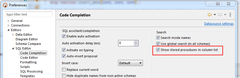 Autocomplete functions with blank brackets or without parameters · Issue #14275 · dbeaver ...
