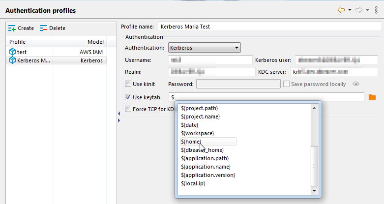 Wrong variable parsing in kerberos keytab file path · Issue #12749 · dbeaver/dbeaver · GitHub