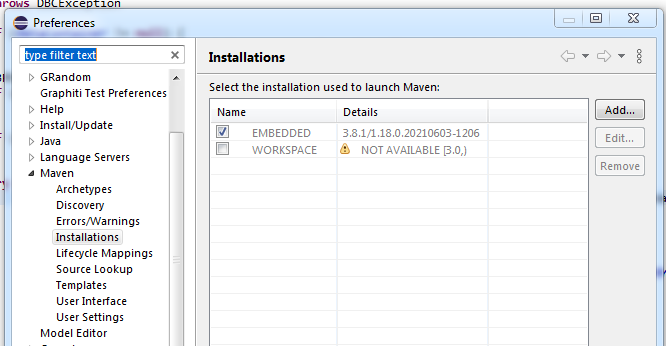 Fail to import maven project and debug in Eclipse · Issue #14450 · dbeaver/dbeaver · GitHub