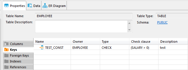 Support Check constraints for H2 · Issue #14496 · dbeaver/dbeaver · GitHub