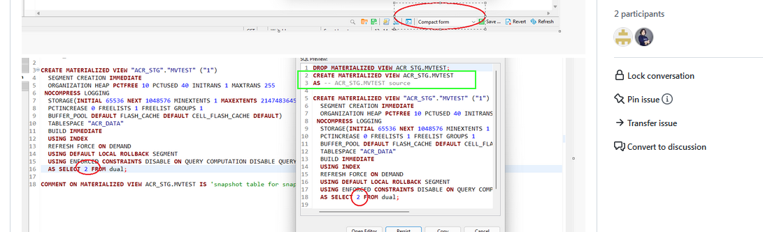 [Oracle] Bug: MV changes are not saved. · Issue #15763 · dbeaver ...