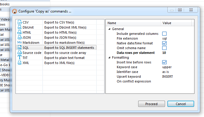 Advanced copy convert Database name and Table name to upper case · Issue #15775 · dbeaver ...