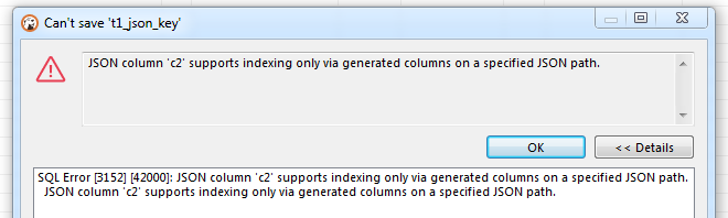 [MySQL] Can't delete row with JSON column · Issue #16687 · dbeaver ...