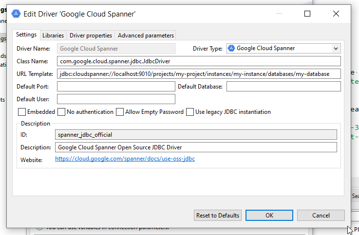 Picking up wrong spanner database in URL · Issue #16994 · dbeaver/dbeaver · GitHub