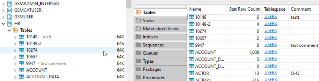 Show objects decription not work. · Issue #17252 · dbeaver/dbeaver · GitHub