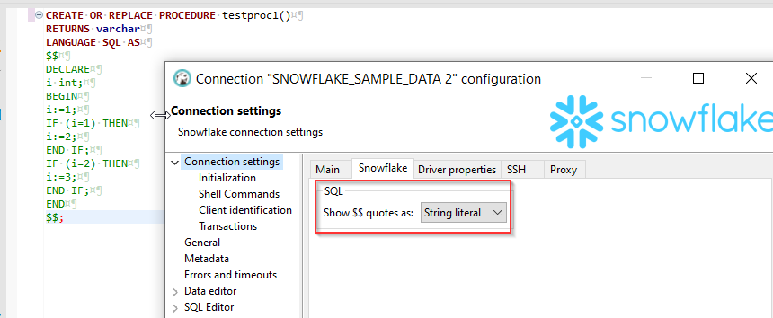 Create Snowflake Procedure · Issue #17700 · dbeaver/dbeaver · GitHub