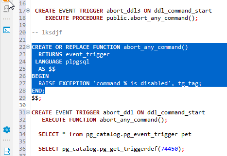 SQL Editor - Alt+Up stops moving to previous SQL Statement if encounters a blank line between ...