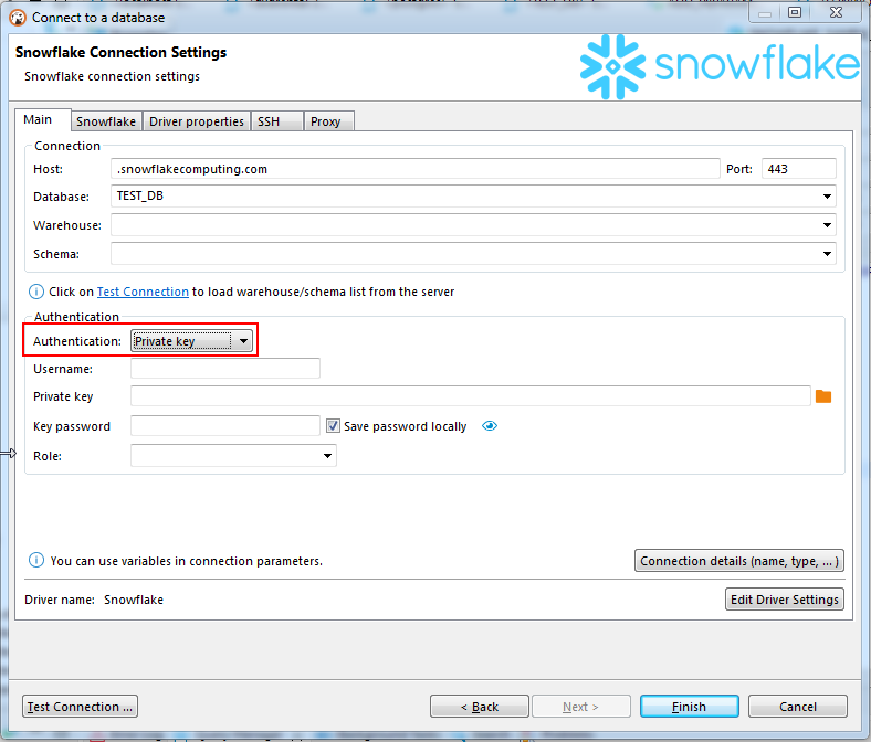 RSA Key Authentication for Snowflake · Issue #7215 · dbeaver/dbeaver · GitHub