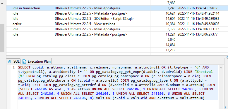 Idle in transaction · Issue #8303 · dbeaver/dbeaver · GitHub