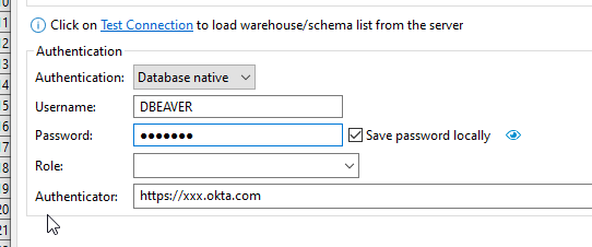 DBeaver/Okta/Snowflake · Issue #18515 · dbeaver/dbeaver · GitHub