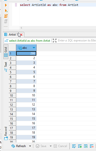 Columns with aliases cannot be edited in the ResultSet · Issue #15544 ...