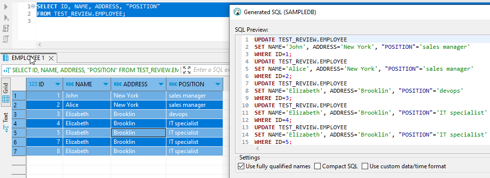 UPDATE statement generation without WHERE · Issue #17608 · dbeaver ...