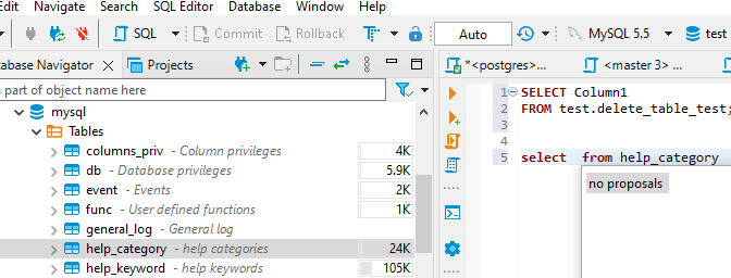 table column name autocomplete does not work as expected whith global search · Issue #18778 ...