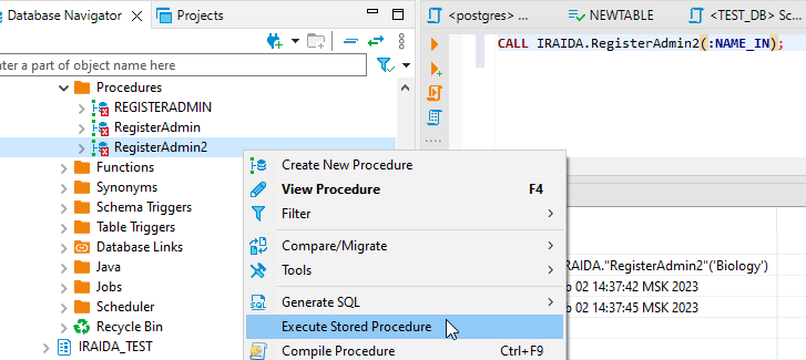 Executing Procedures · Issue 18583 · Dbeaverdbeaver · Github 