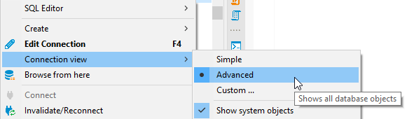 org.jkiss.dbeaver.model.exec.DBCException: Can't resolve data type ...