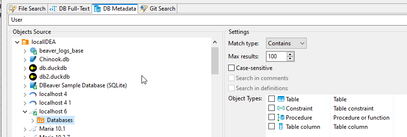Searching in mysql Database Views · Issue #19431 · dbeaver/dbeaver · GitHub