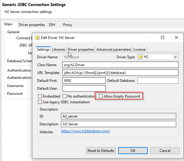 H2 databases without password are not accessible · Issue #19268 ...